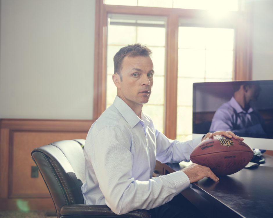 Ricky Rhodes photograped Brian Decker for ESPN - AH NEWS