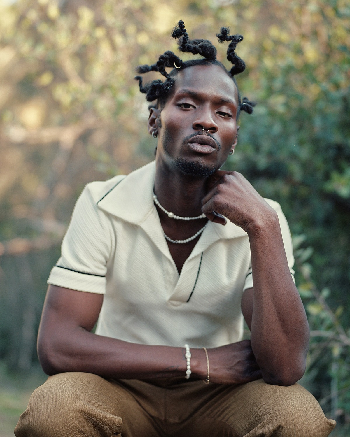 Erik Carter photographed Ivorian-Canadian model Adonis Bosso for Hunger ...