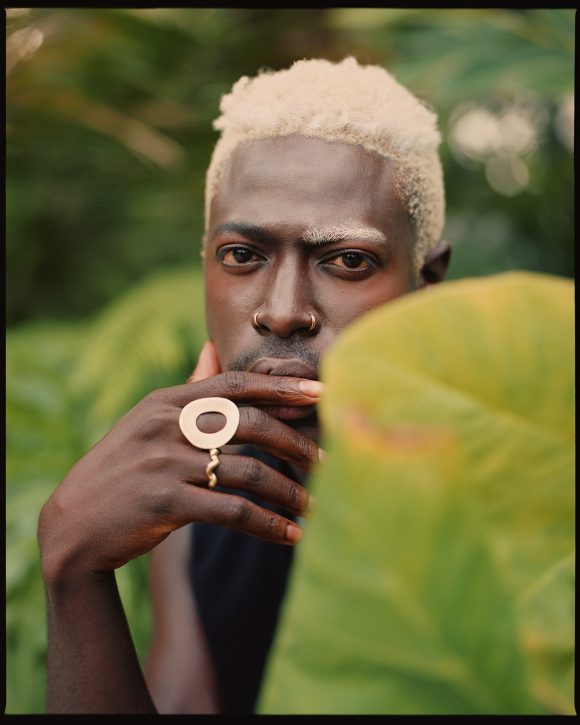 Moses Sumney photographed by Erik Carter for Cultured Magazine cover ...